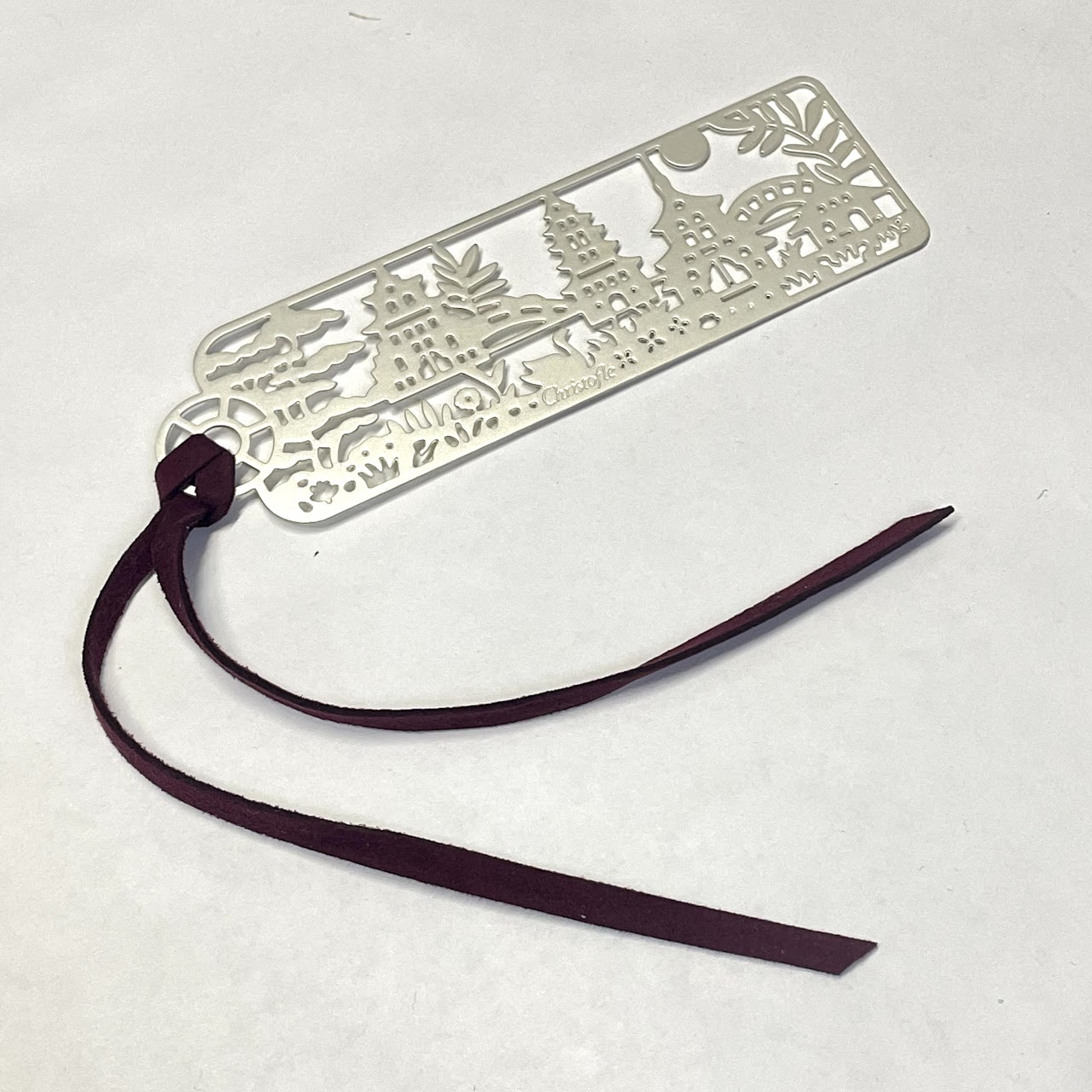 Christofle MINT Moleskin Journal & Bookmark Set