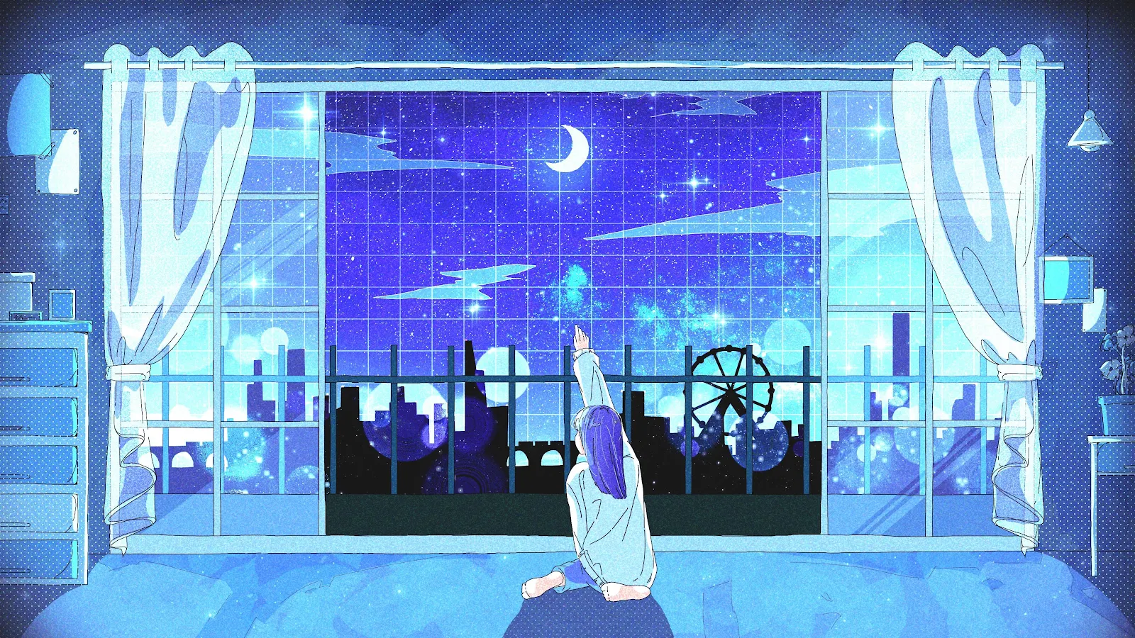 Reaching For The Starry Night 4K Desktop Wallpaper