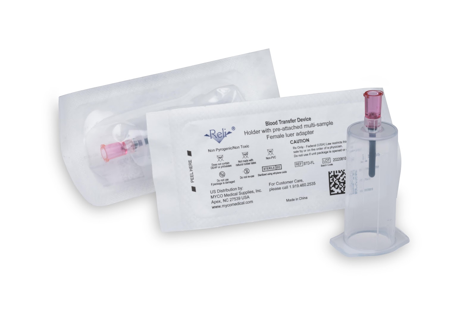 Product: RELI® Blood Transfer Device, Female Luer