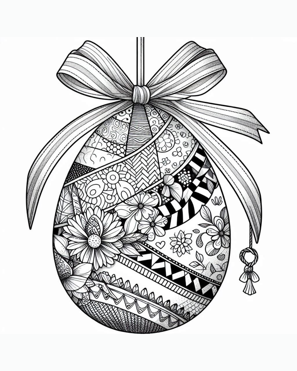 25 Free Easter Egg Coloring Pages – Fun for Kids and Adults!