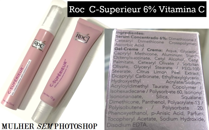 Mulher sem Photoshop » Arquivos Roc C-Superieur Concentrado 6% Vitamina C