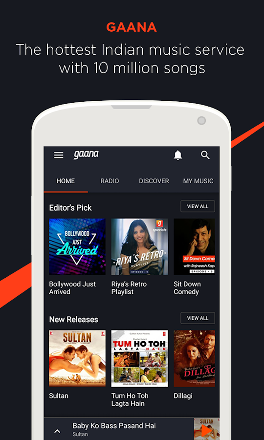 Gaana: Bollywood Music & Radio - Google Play पर Android ऐप्स