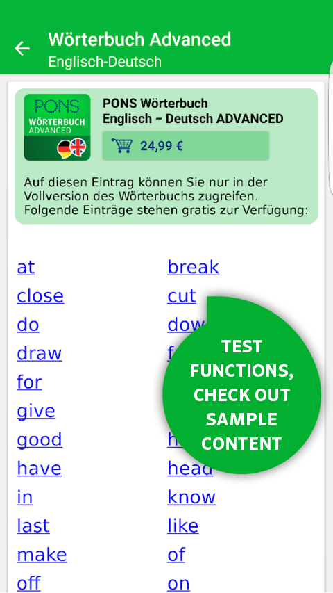 PONS Dictionary Library - Offline Translator - Android Apps on Google Play