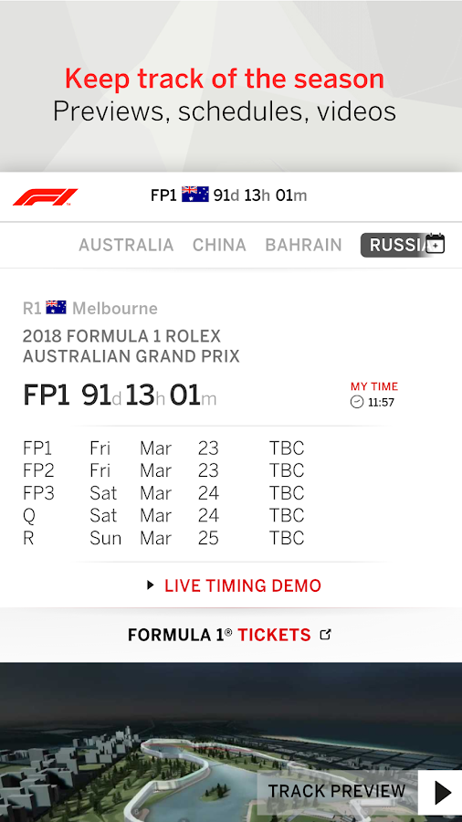 Official F1 ® App – Android-Apps auf Google Play