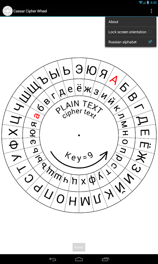 Caesar Cipher Disk - Android Apps on Google Play