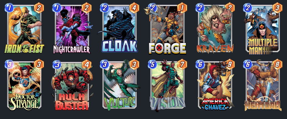 Four Best Pool Two Decks In Marvel Snap