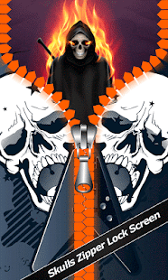 Skulls Zipper Lock Screen for PC / Mac / Windows 7.8.10 - Free Download ...