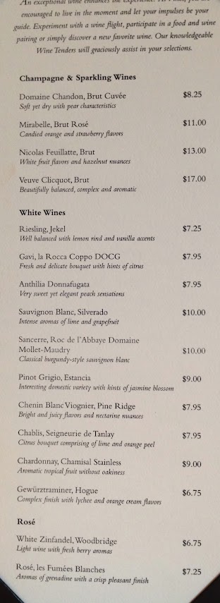 Drinks Menu and Prices aboard Regal Princess - Princess Cruises ...
