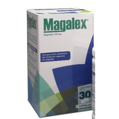 Citrato de Magnesio Magalex 622,28 Mg x 30 Cápsulas