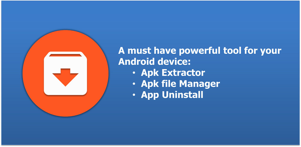 Apk extractor (App Manager)- Android 앱 생산성을위한 최신 버전 1.7