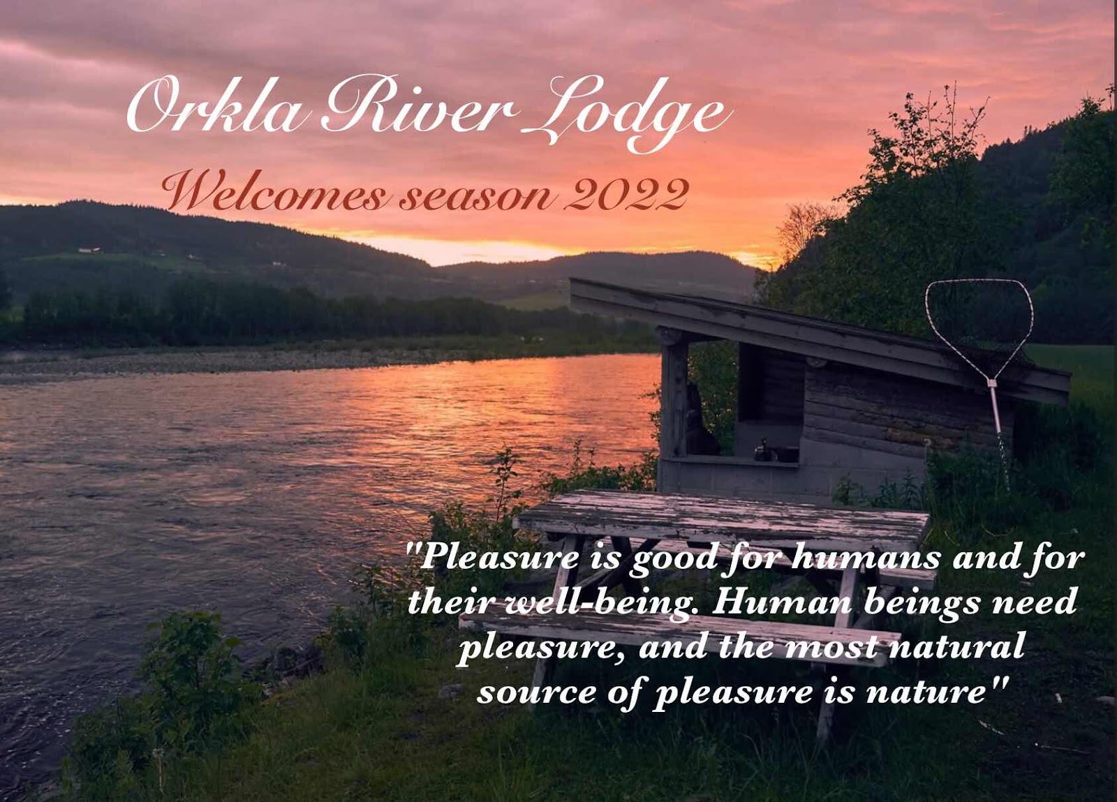 ORKLA RIVER LODGE Salmonfishing Norway