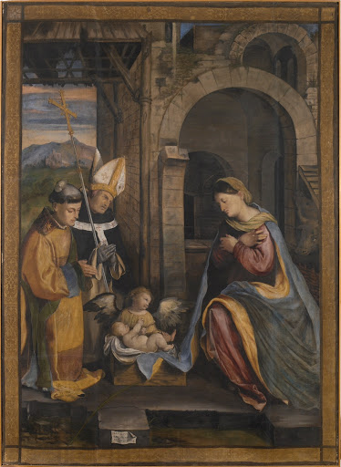 The Virgin Adoring the Child with St. Stephen and St. Antoninus of ...