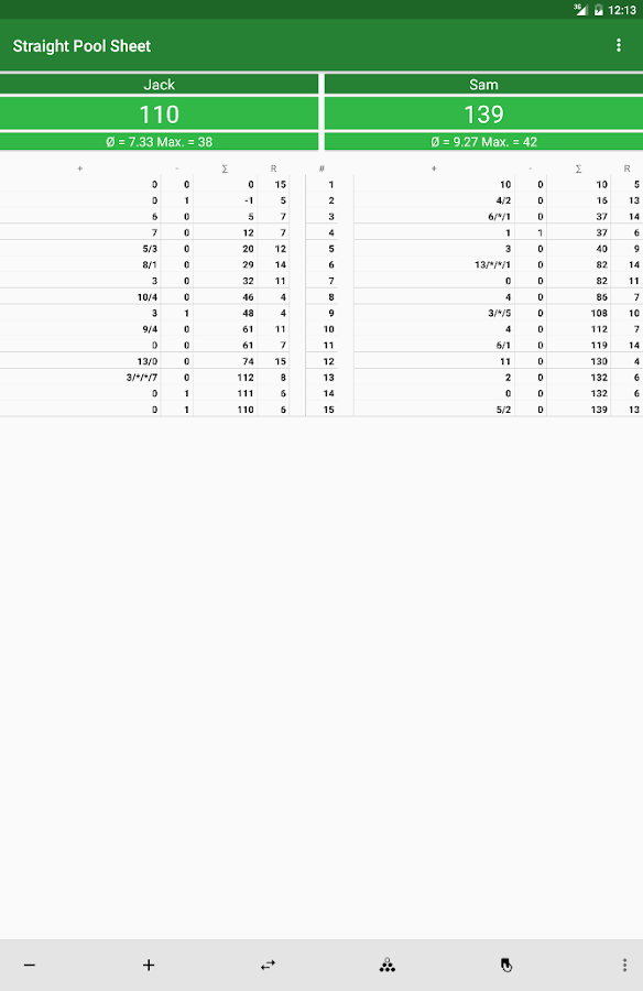 Straight Pool Sheet - Android Apps on Google Play