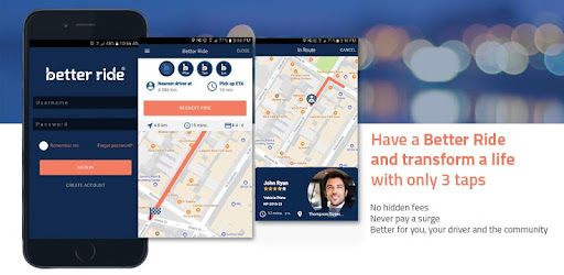 Better Ride Android App