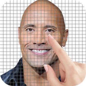 Dwayne TheRock Johnson Color by Number - Pixel Art - Latest version for ...