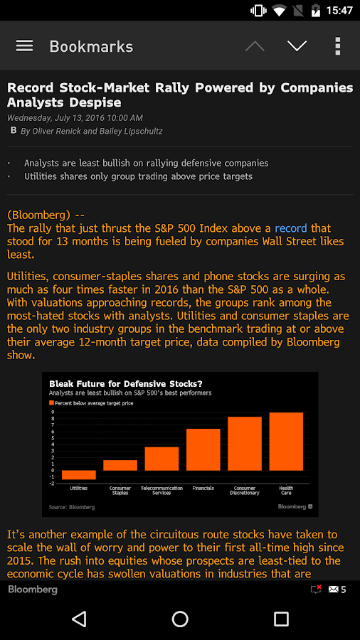 Bloomberg Professional - Google Play の Android アプリ