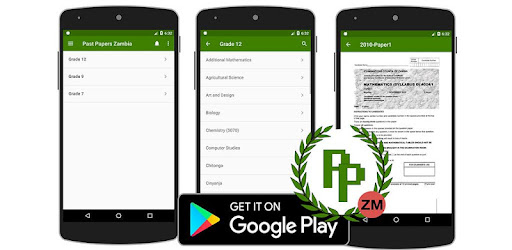 Past Papers Zambia Android App