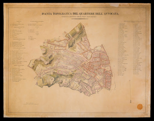 Topographic plans of the districts of the city of Naples — Google Arts ...