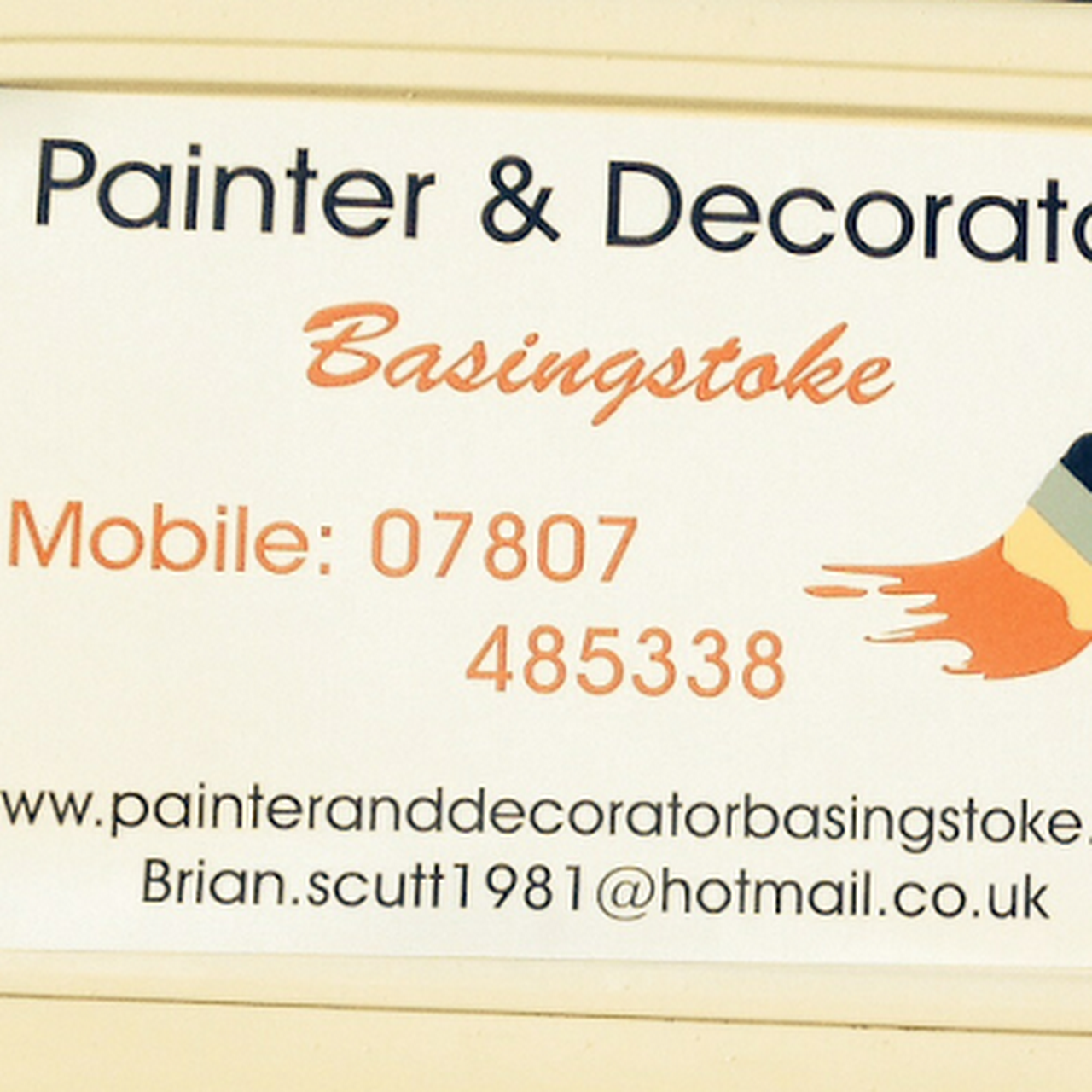 Brian Scutt - Painter Basingstoke - Painter And Decorator