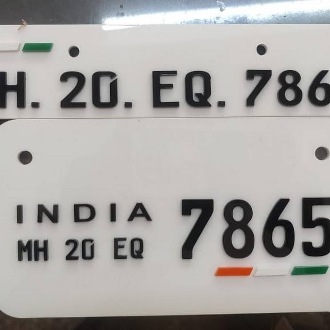 Indian Bike Number Plate Designs