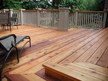 A beautiful new Western Red Cedar deck would ma… – All-State Fence ...