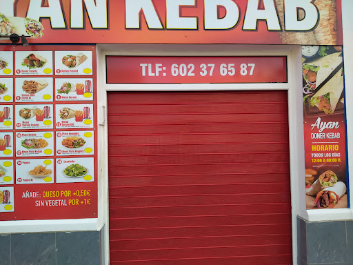 Restaurante Ayan doner kebab en Telde