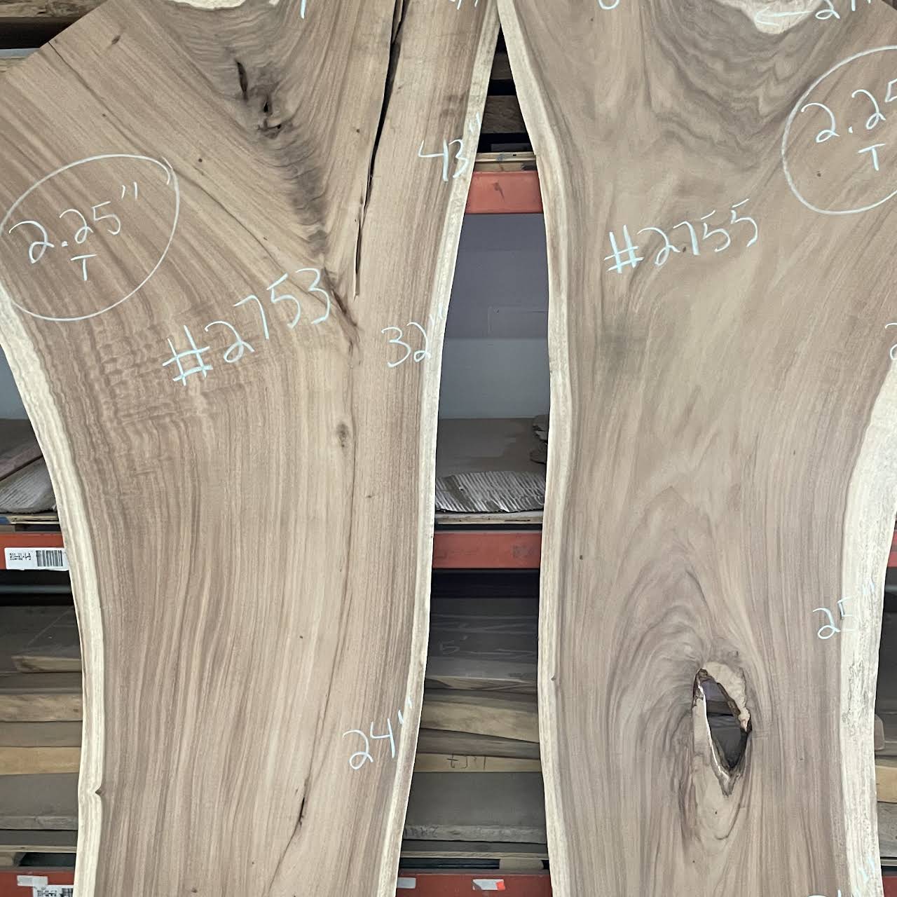 Exotic Live Edge Slabs - Custom Furniture & Lumber Store
