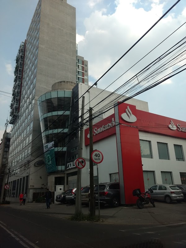 Obtener indicaciones para Santander PYME en el mapa, Ciudad de México