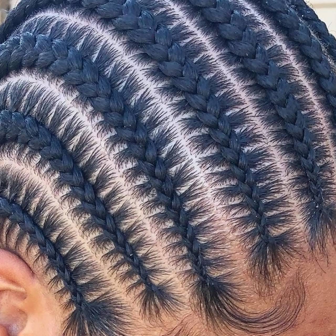 Invisible Cornrow Braids