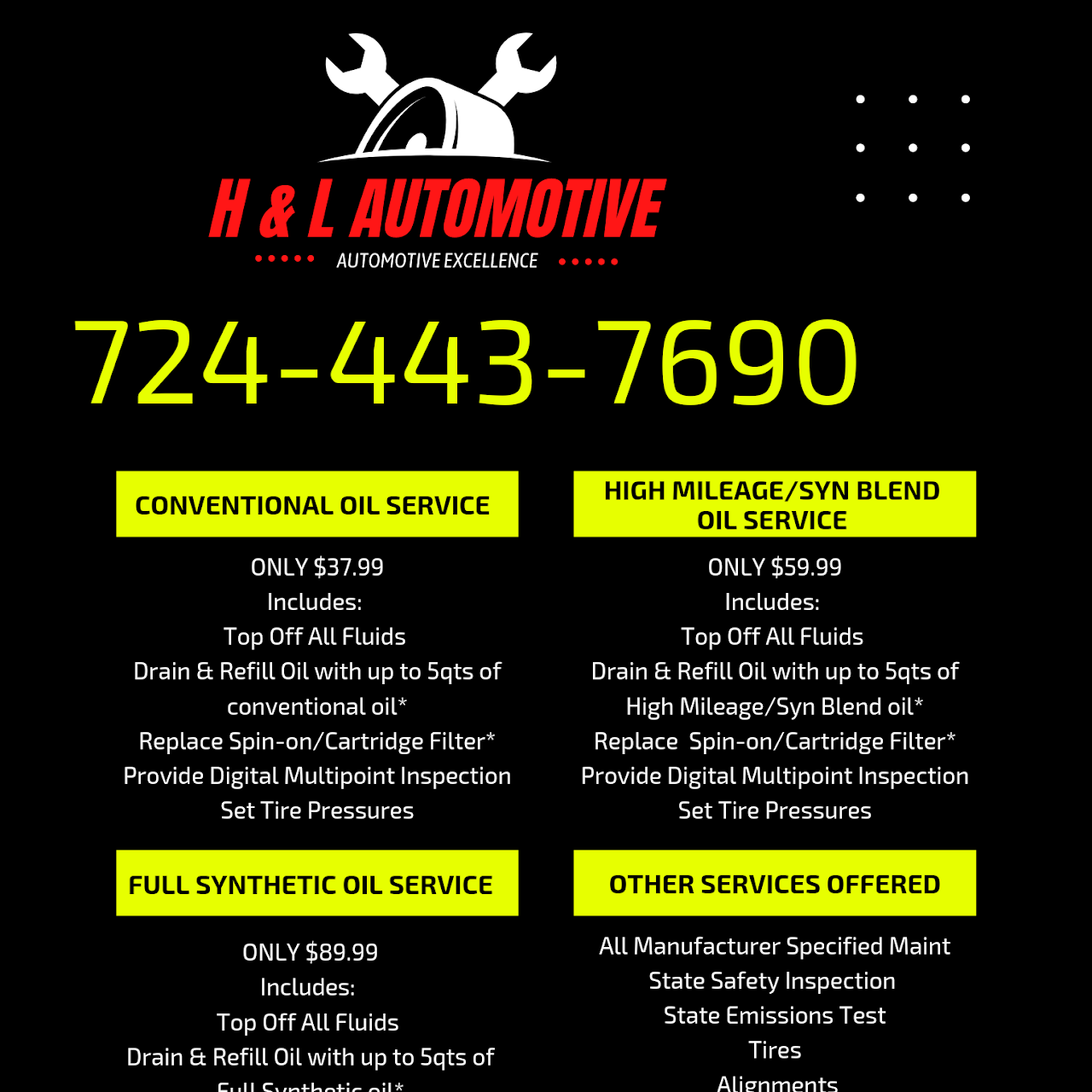 H & L Automotive - Auto Repair Shop