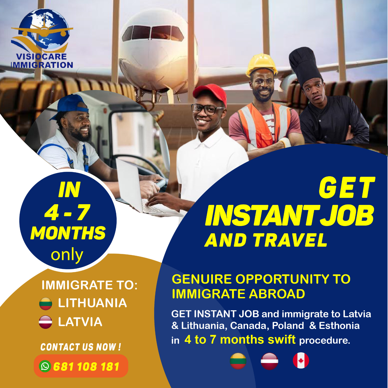 IMMIGRATE TO LITHUANIA AND LATVIA and get instant job