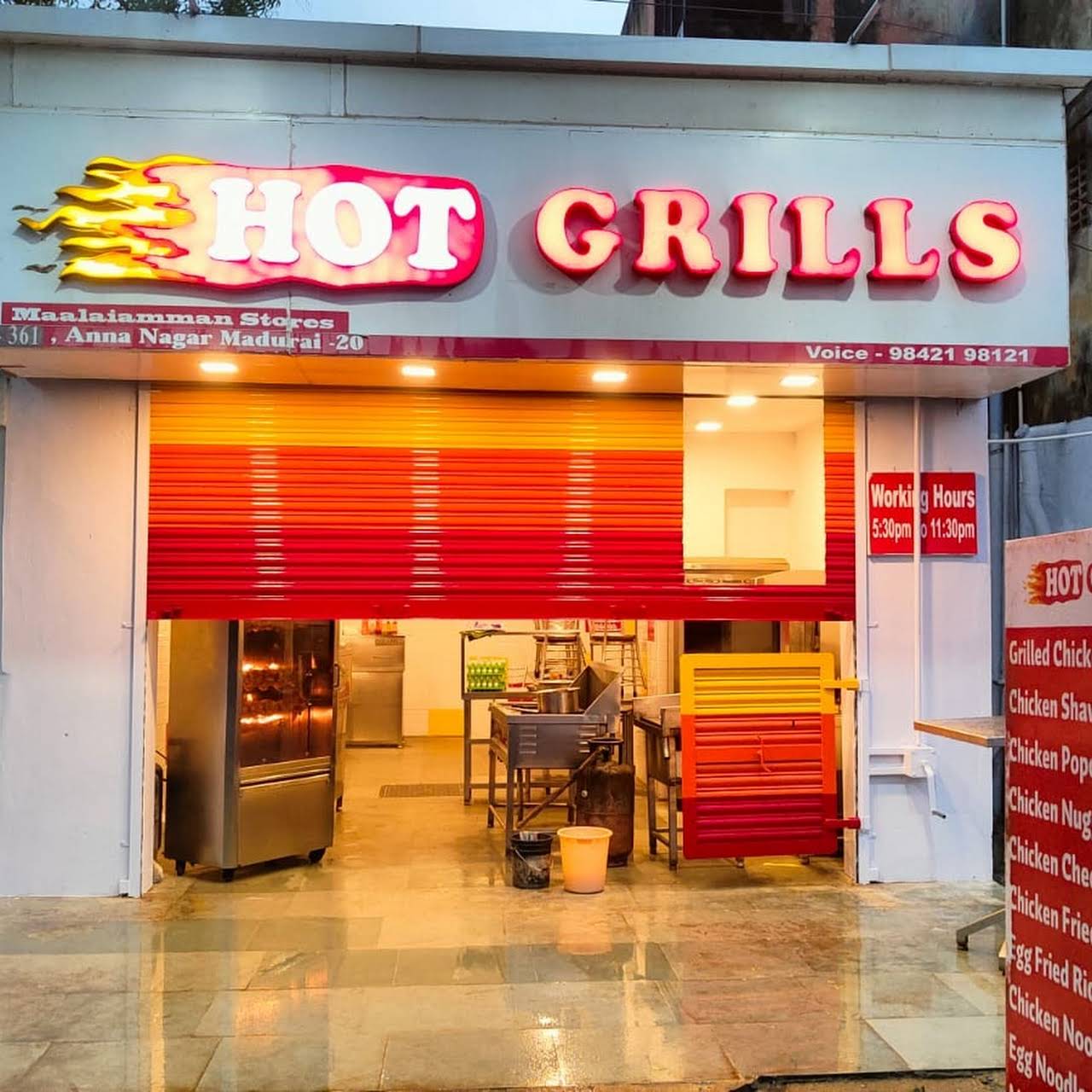 HOT GRILLS - Grill chicken | chicken Shawarma | Chicken fried rice ...