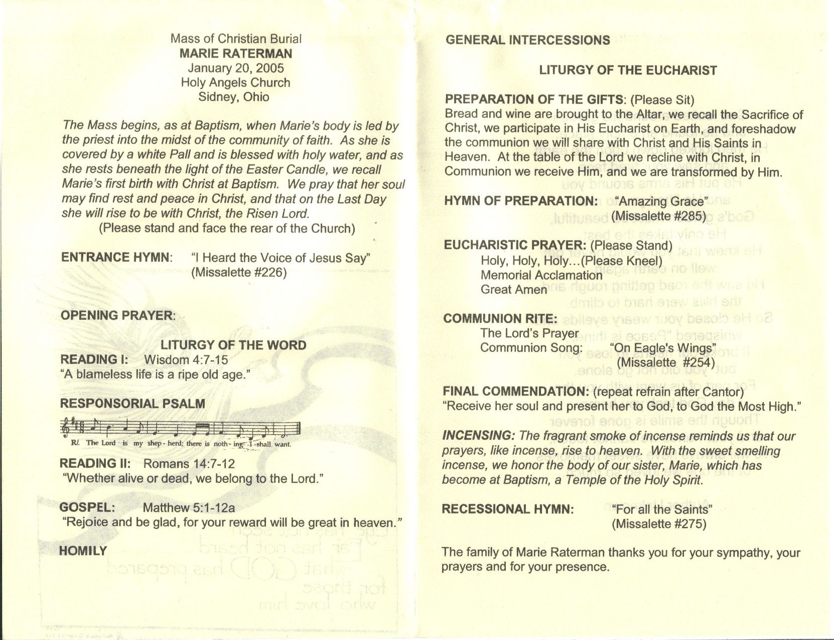 Template Catholic Funeral Mass Program Best Of Document Template