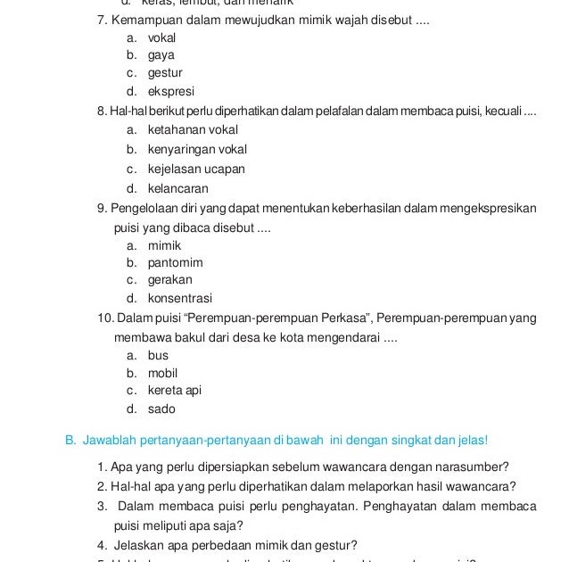Apa Saja Yang Harus Diperhatikan Dalam Membaca Puisi - Blog Soal Apa Saja Yang Harus Diperhatikan Dalam Membaca Puisi - Blog Soal
