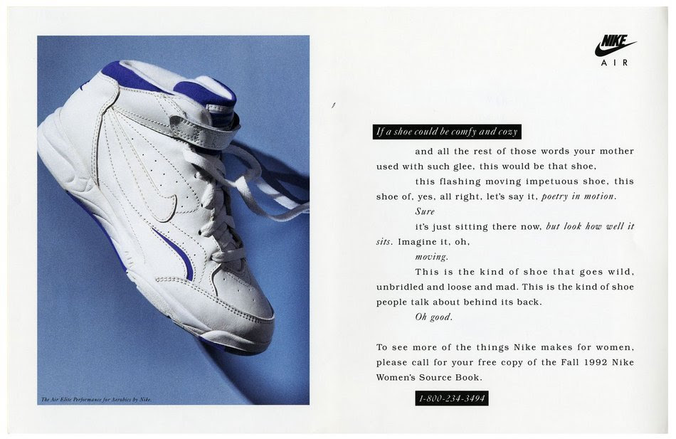 Take A Look At These Retro Nike Ads For Women - Entertainment vertecs