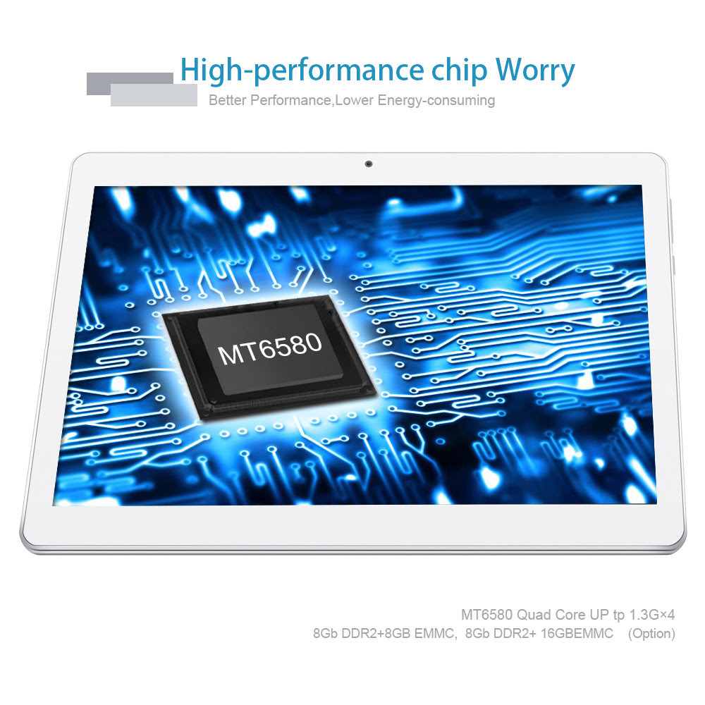 Yuntab 10.1'' K107 Android 5.1Tablet 1GB+16GB Quad-Core Android Tablet ...