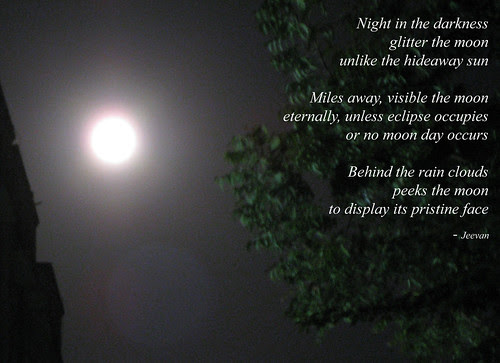 Jeevan's World: Haiku on moon