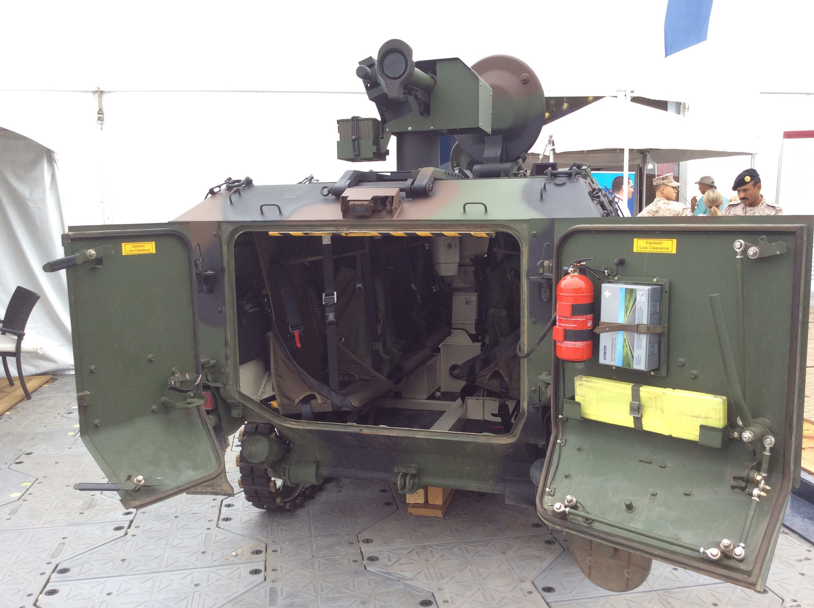 Below The Turret Ring: Interesting Wiesel 2 vehicle spotted at MDM