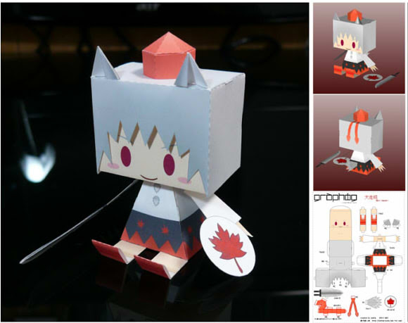 Touhou Project - Graphig Youmu, Momiji Paper Toy ~ Paperkraft.net ...