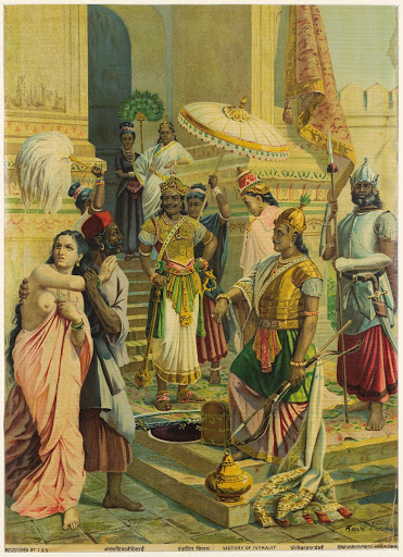 Victory of Indrajit - Ravi Varma Press Karla Lonavala and Raja Ravi ...