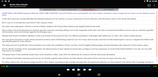 Books Voice Reader Android App