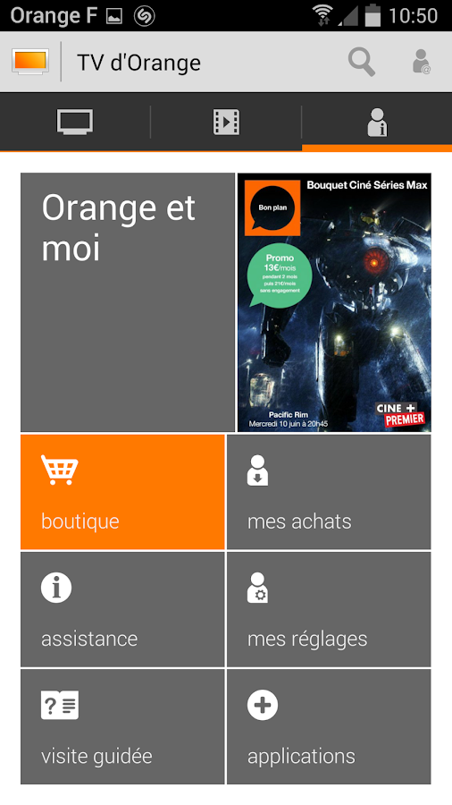 TV d'Orange, live-replay-vod – Applications Android sur Google Play