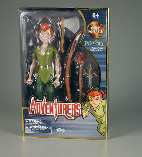 Action figure:Disney Adventurers: Fully Poseable Peter Pan Action ...