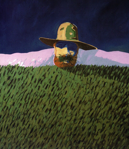 "Andrew Myrick - Let Em Eat Grass" - T.C. Cannon (Kiowa and Caddo ...