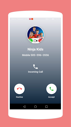 Calling Ninja kids - Call Simulator Apk by AmrWeb - wikiapk.com