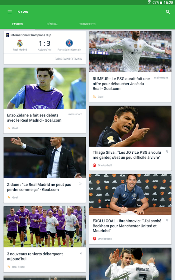 Onefootball Live Foot & Scores – Applications Android sur Google Play