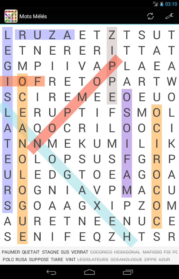 Mots mélés – Applications Android sur Google Play