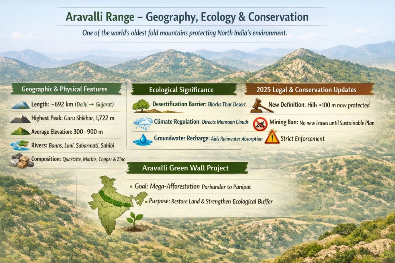 Indian Civil Services Hub: Protection and Conservation of Aravalli Hill ...