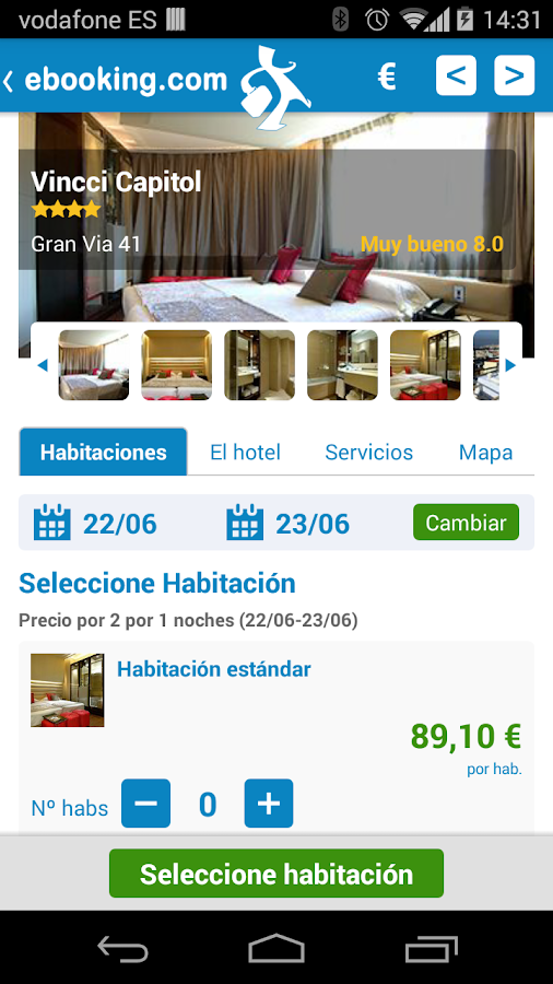 ebooking: reserva de hoteles - Aplicaciones de Android en Google Play