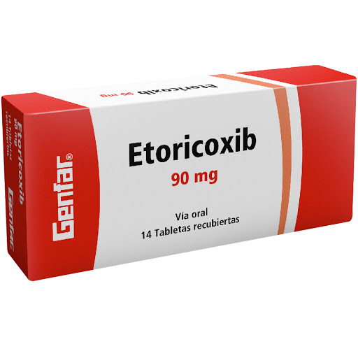 Etoricoxib 90 mg Genfar Caja x 14 Tabletas